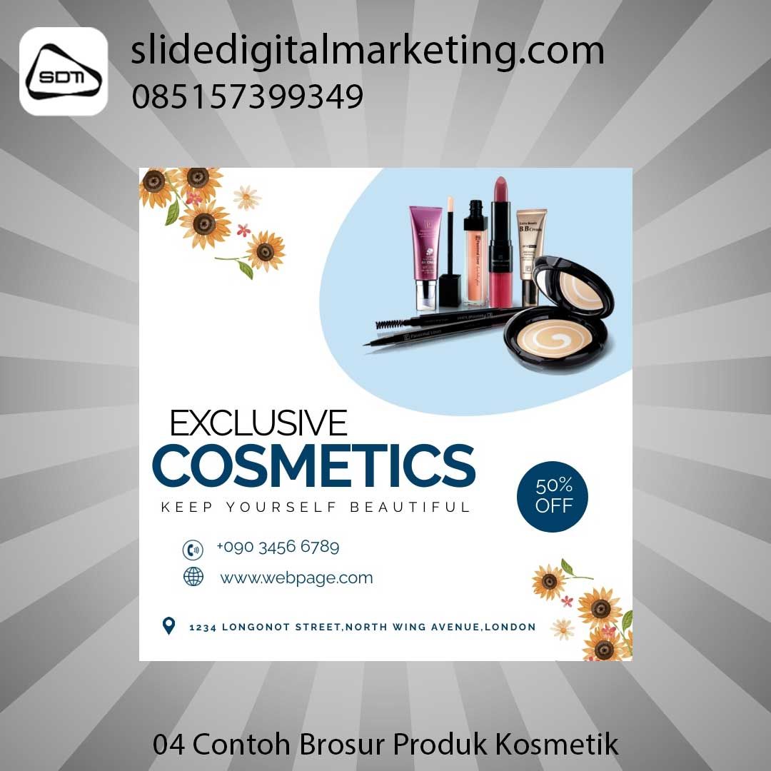 10+ Contoh Brosur Pamflet Leaflet Poster Produk Kosmetik